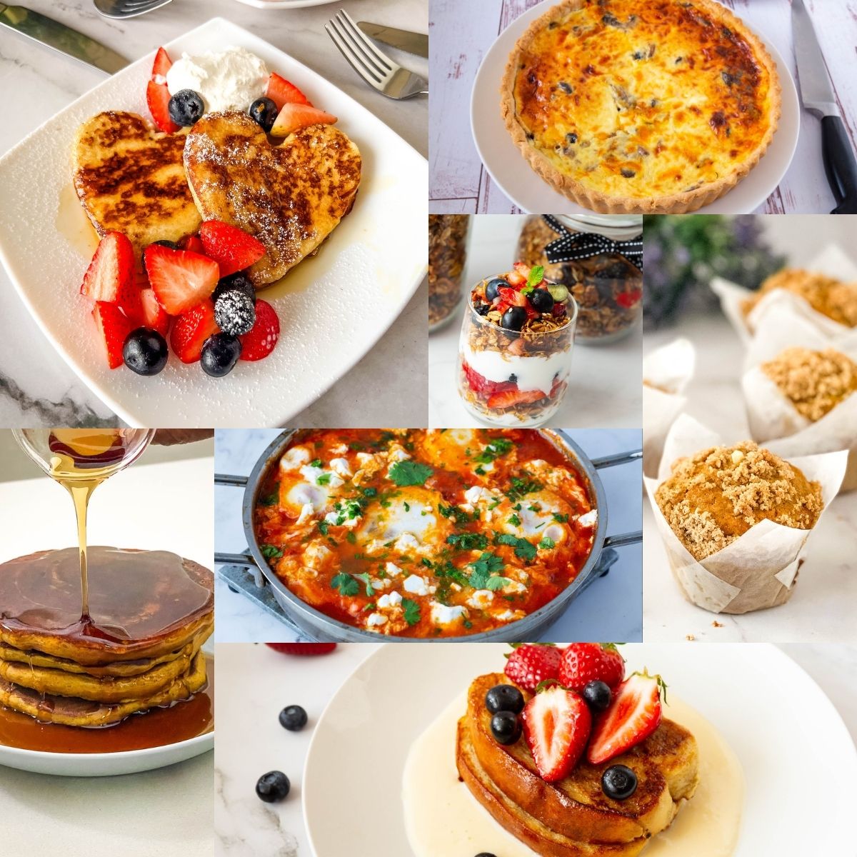 Valentine’s Day Breakfast & Brunch Ideas (20 Romantic Recipes) - Veena ...
