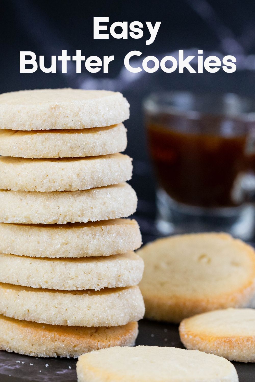 Easy Butter Cookies (Slice, Bake, Done!) No Mixer Needed - Veena ...